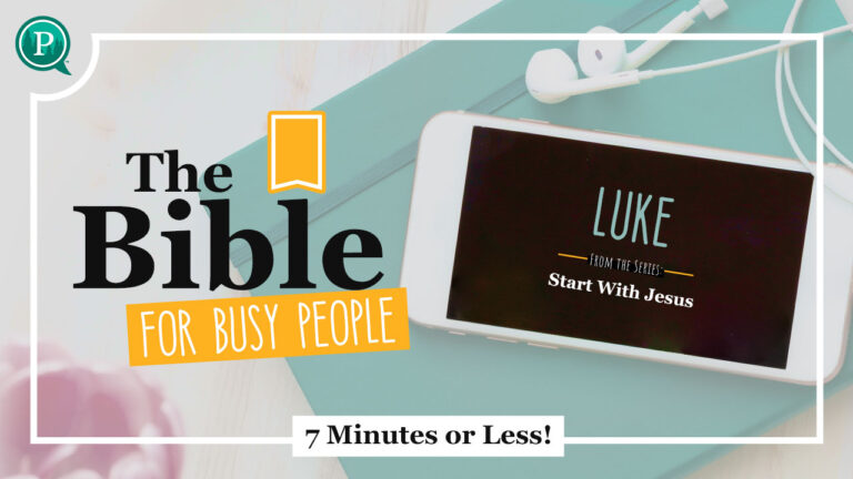 Luke - Start With Jesus - Luke 1, 6, 24 - Purposely Podcasts